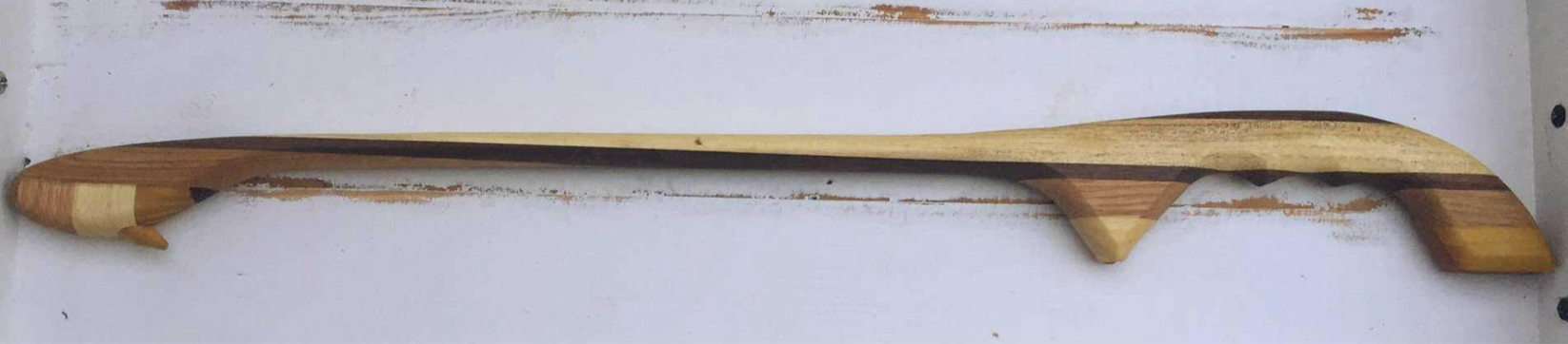 Modern Atlatl Handle With Finger Grooves